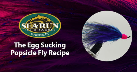 The Egg Sucking Popsicle Steelhead Fly Tied by Casey – Sea-Run Fly & Tackle