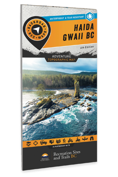 Backroad Mapbooks Waterproof Map Haida Gwaii – Sea-Run Fly & Tackle