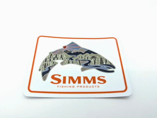 Simms Troutscape Sticker – Sea-Run Fly & Tackle