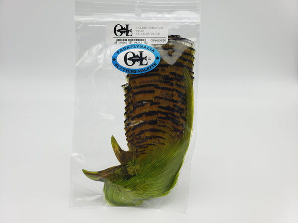 OfishL Fly Gear Golden Pheasant Head – Sea-Run Fly & Tackle